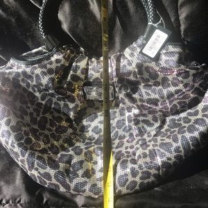 bebe | Bags | Nwt Bebe Leopard Sequence Bag | Poshmark